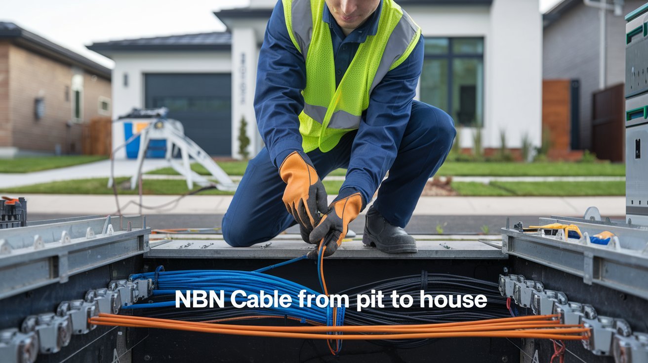 NBN Cable from Pit to House - Value Services